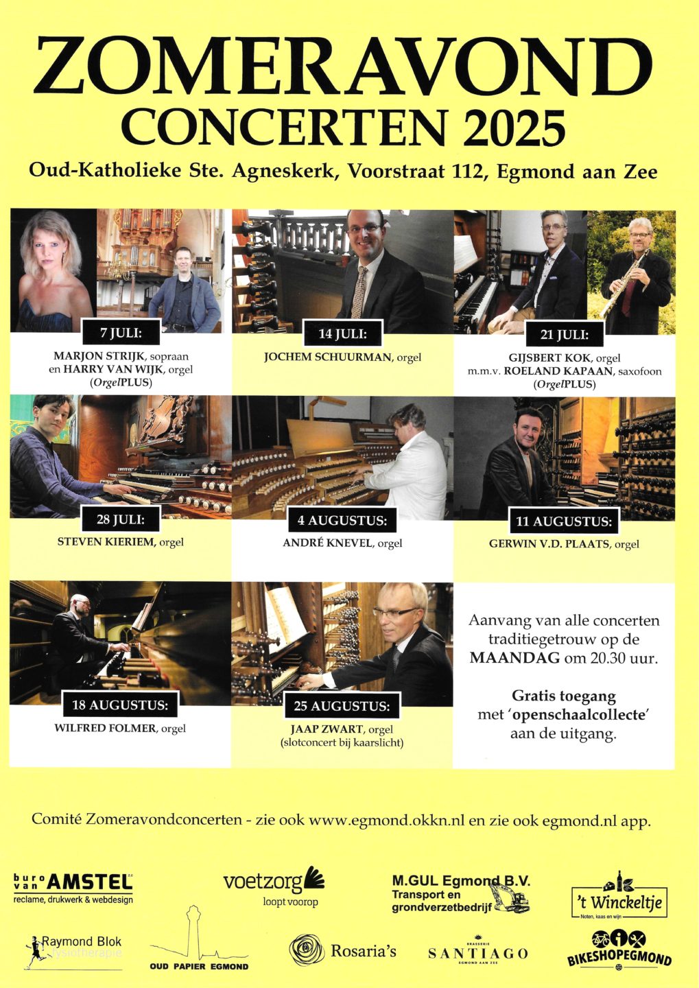 Zomeravond orgelconcerten weer van start – Oud-Katholieke Parochie van ...